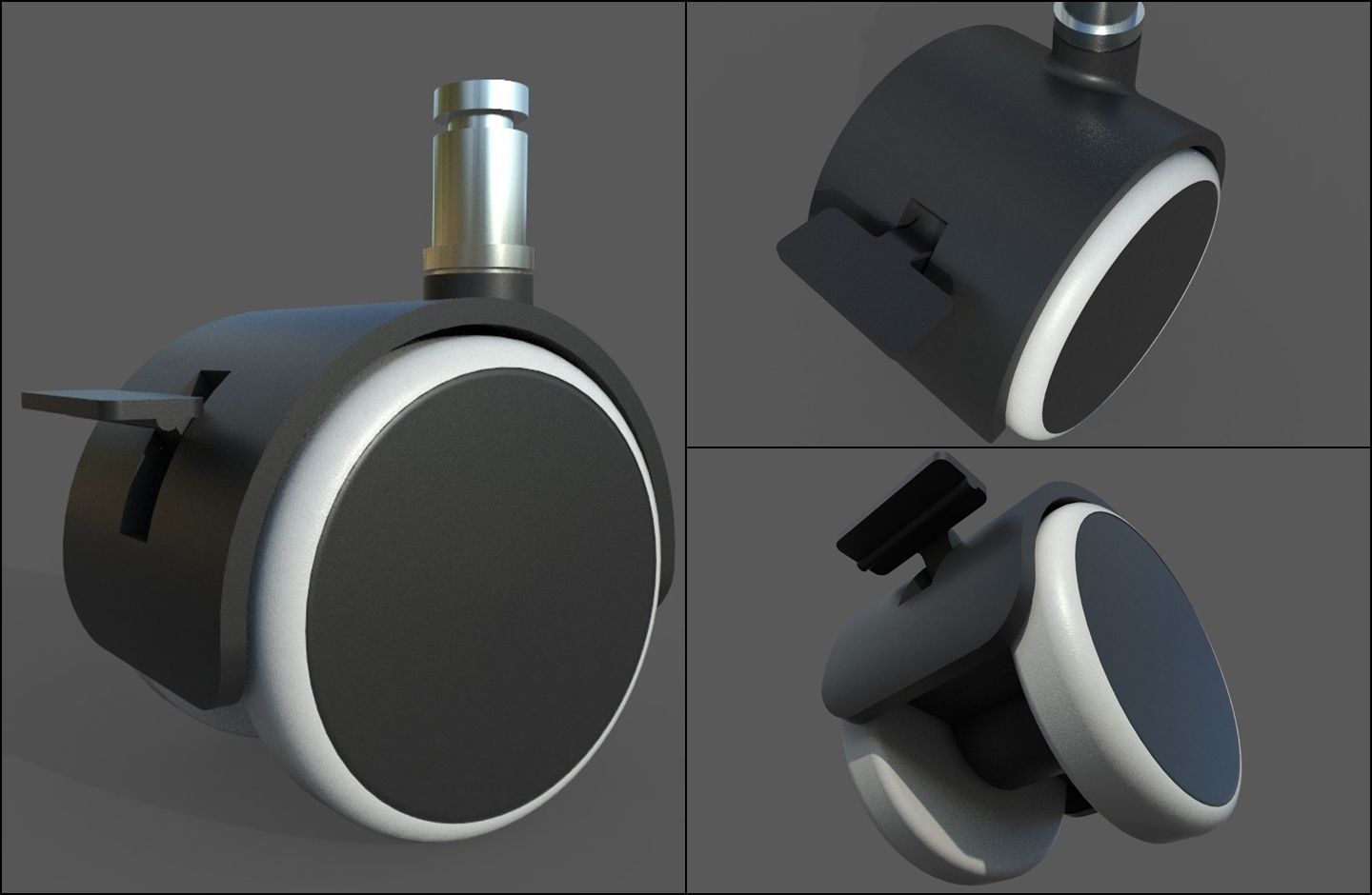 3D model Caster Wheel M15 VR / AR / low-poly | CGTrader