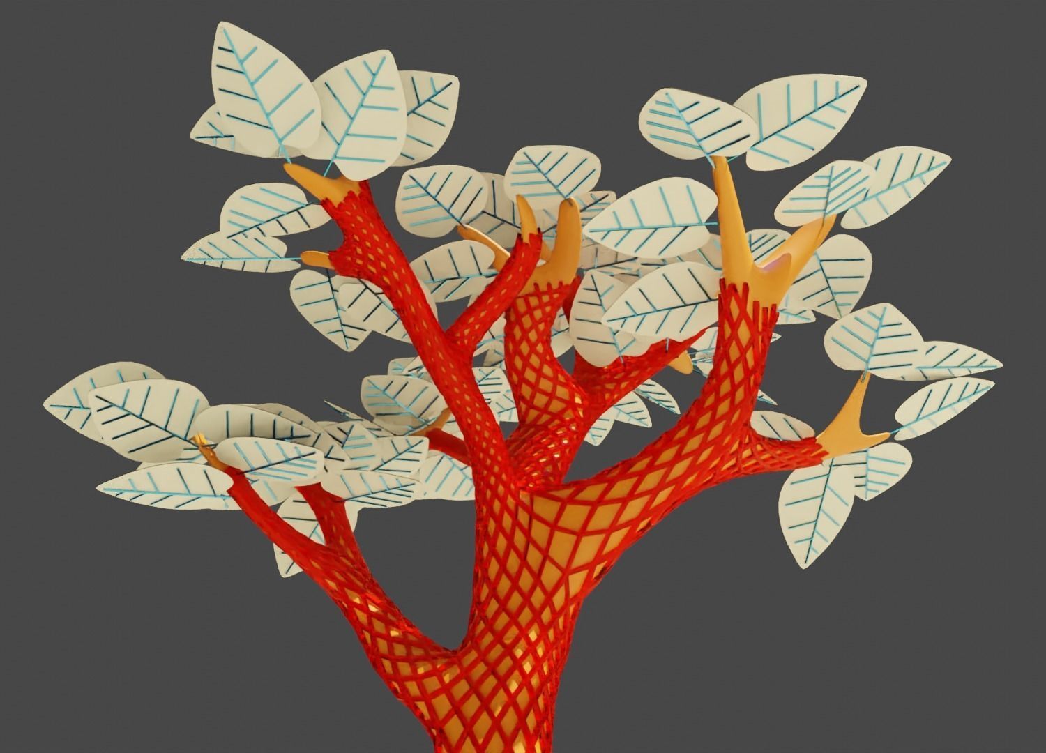 Solar Tree free 3D model | CGTrader