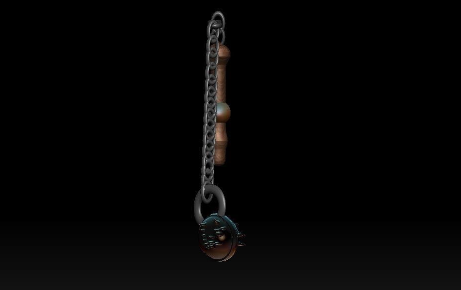 stylized fantasy flail 3D model | CGTrader