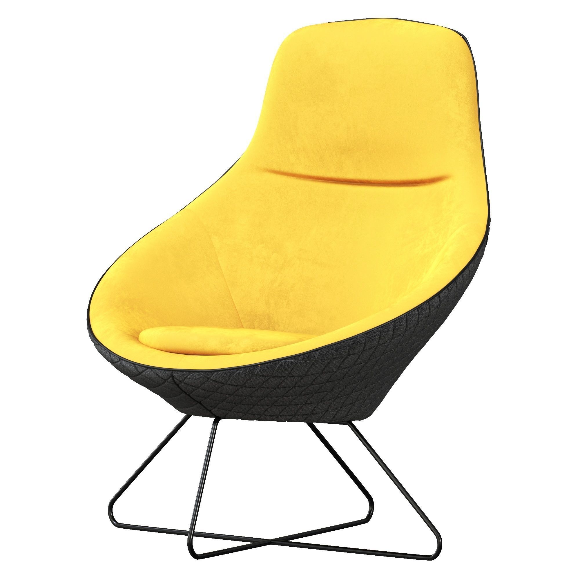 Allermuir Conic Lounge Chair 3D model | CGTrader