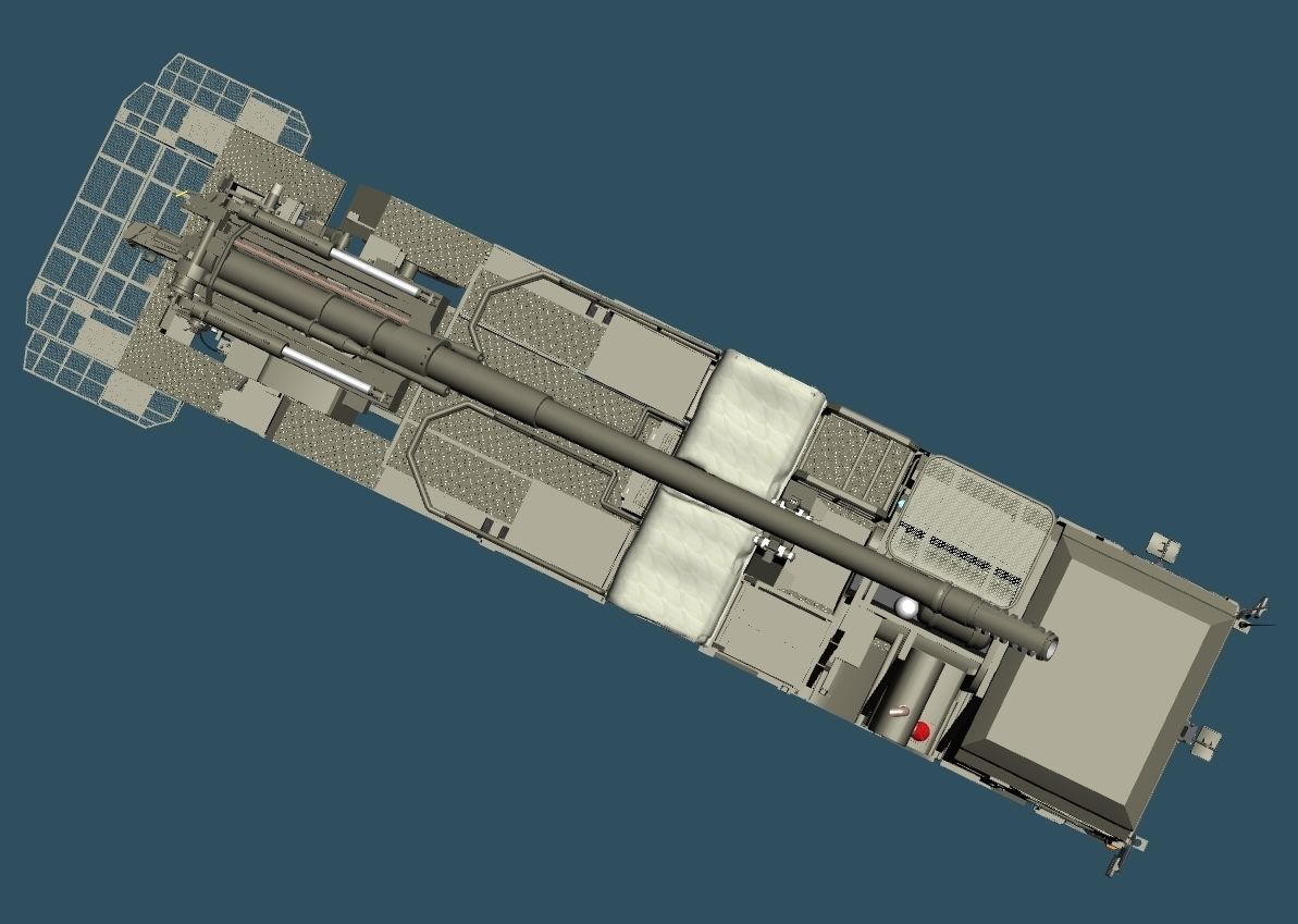 JGSDF type 19 155mm wheeled self propelled howitzer 3D model | CGTrader