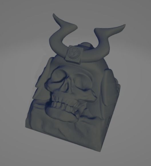 KEYCAP DEAD SAMURAI 3D model 3D printable | CGTrader