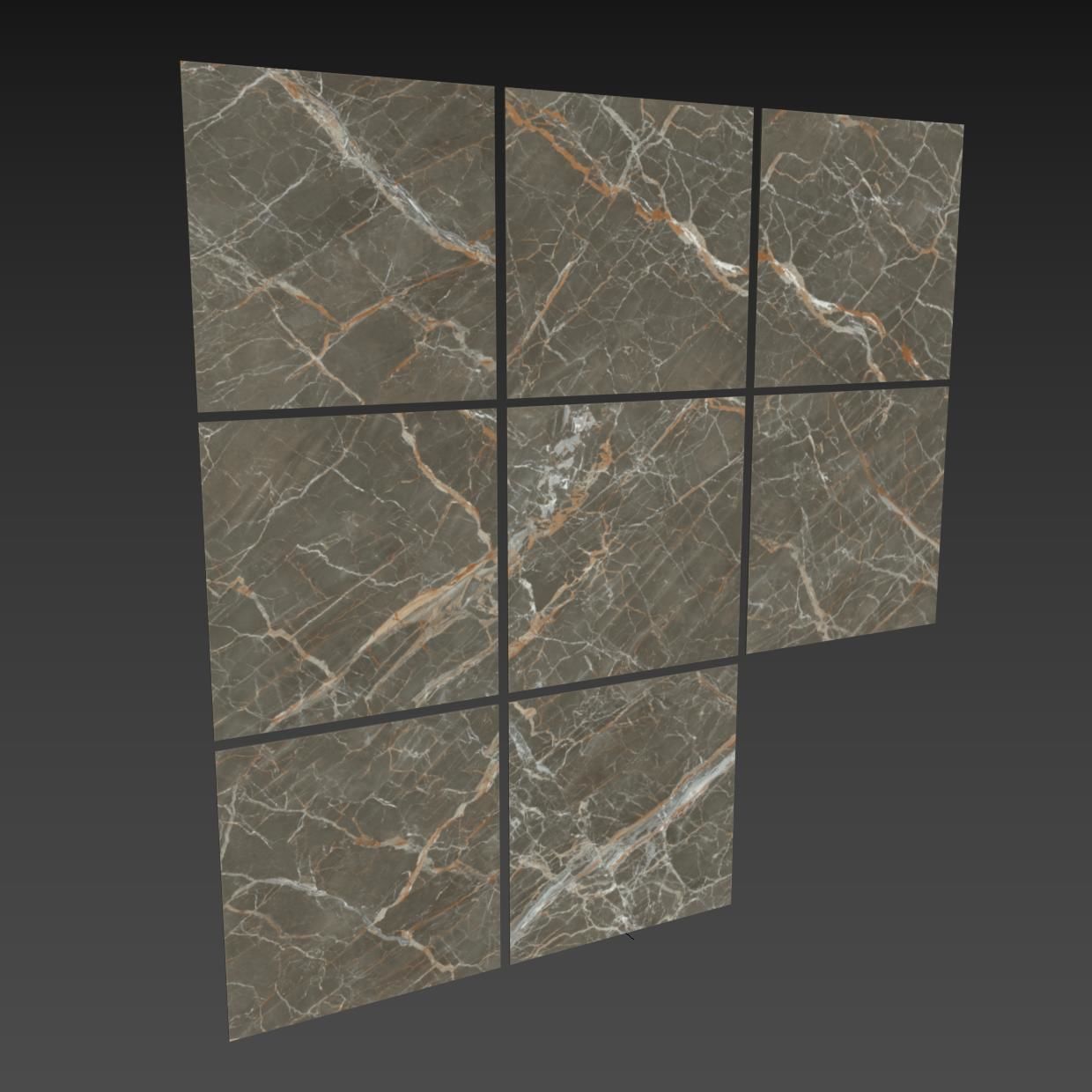 CERAMIC TILES URBATEK XLIGHT PORCELANOSA 1200X1200 Ares Dark Texture | CGTrader