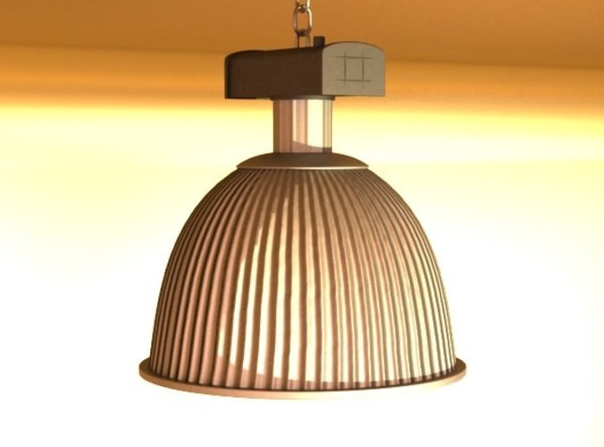 Industrial Light Fixture 3D Model MAX OBJ 3DS FBX - CGTrader.com