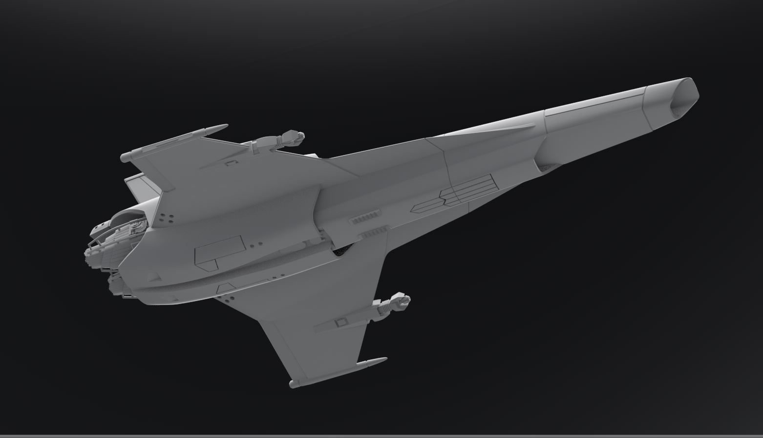 Colonial Viper MkVIIE Scale model 3D model 3D printable | CGTrader