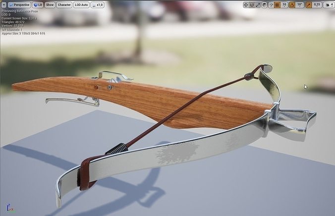 3D model CrossBow VR / AR / low-poly | CGTrader