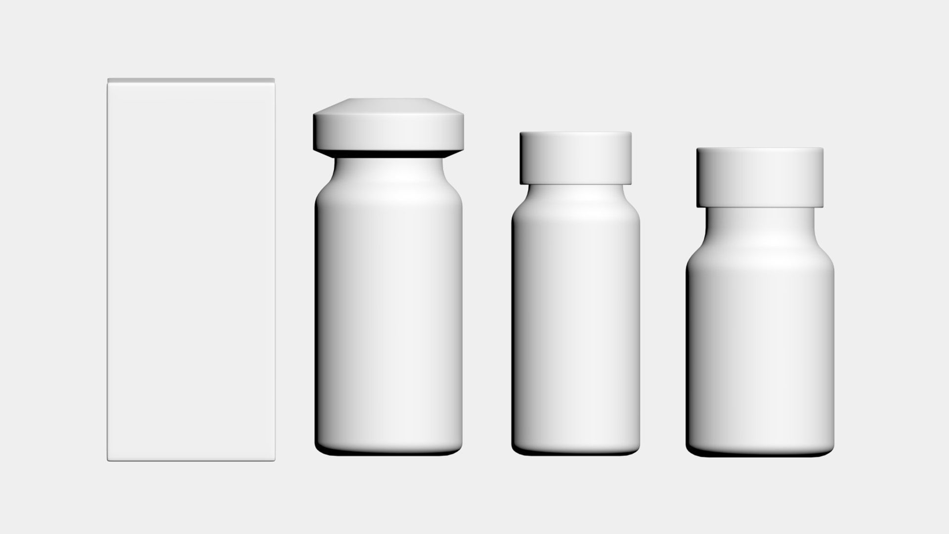 Medicine ampoules vial bottle 3D model 3D model | CGTrader