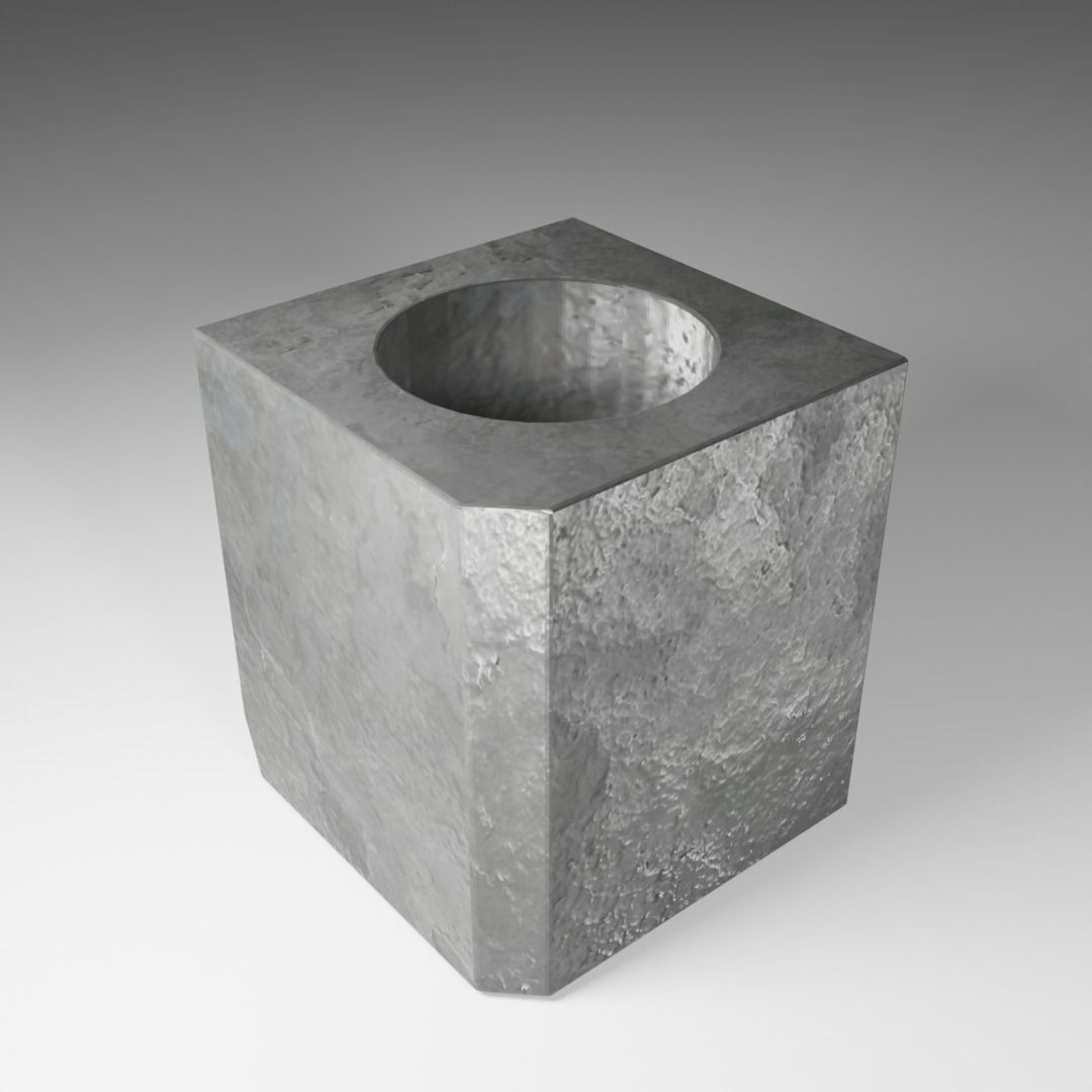 3D model Nuclear Reactor Graphite Block VR / AR / low-poly | CGTrader