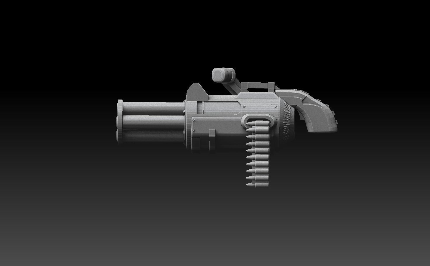 Syndicate Guns ROYALTY FREE VERSION 3D model 3D printable | CGTrader