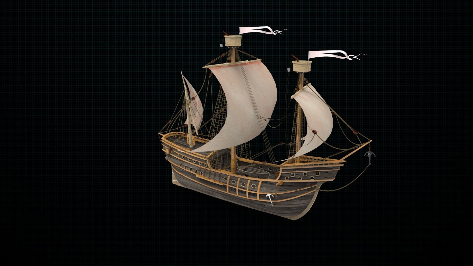 Sailing ship 3D model | CGTrader