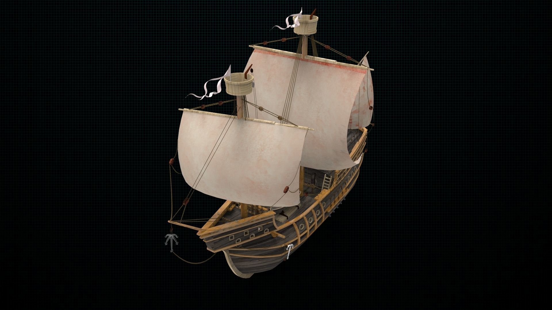 Sailing ship 3D model | CGTrader