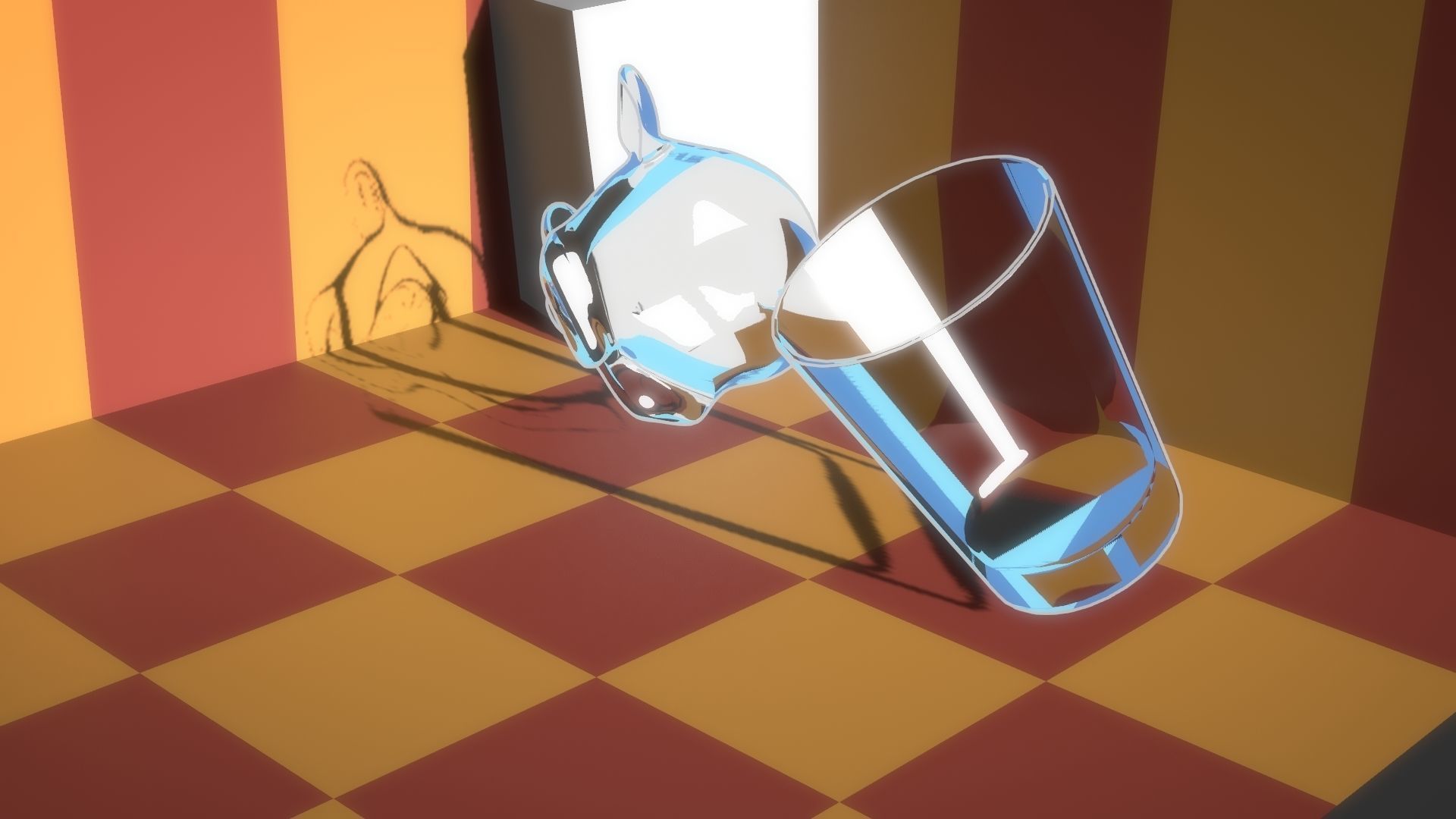 For Anime In Blender - Simple Glass Shader free 3D model animated ...