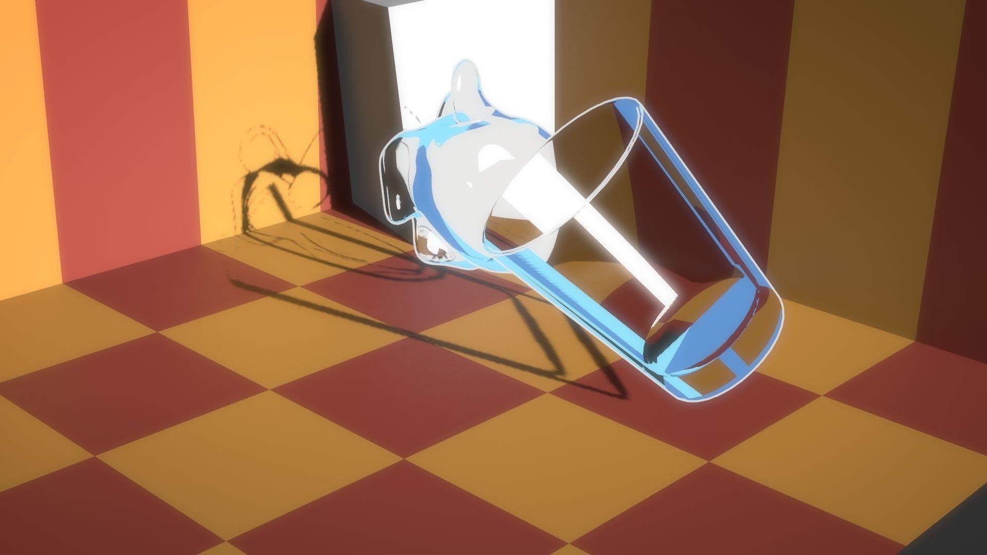 For Anime In Blender - Simple Glass Shader free 3D model animated ...