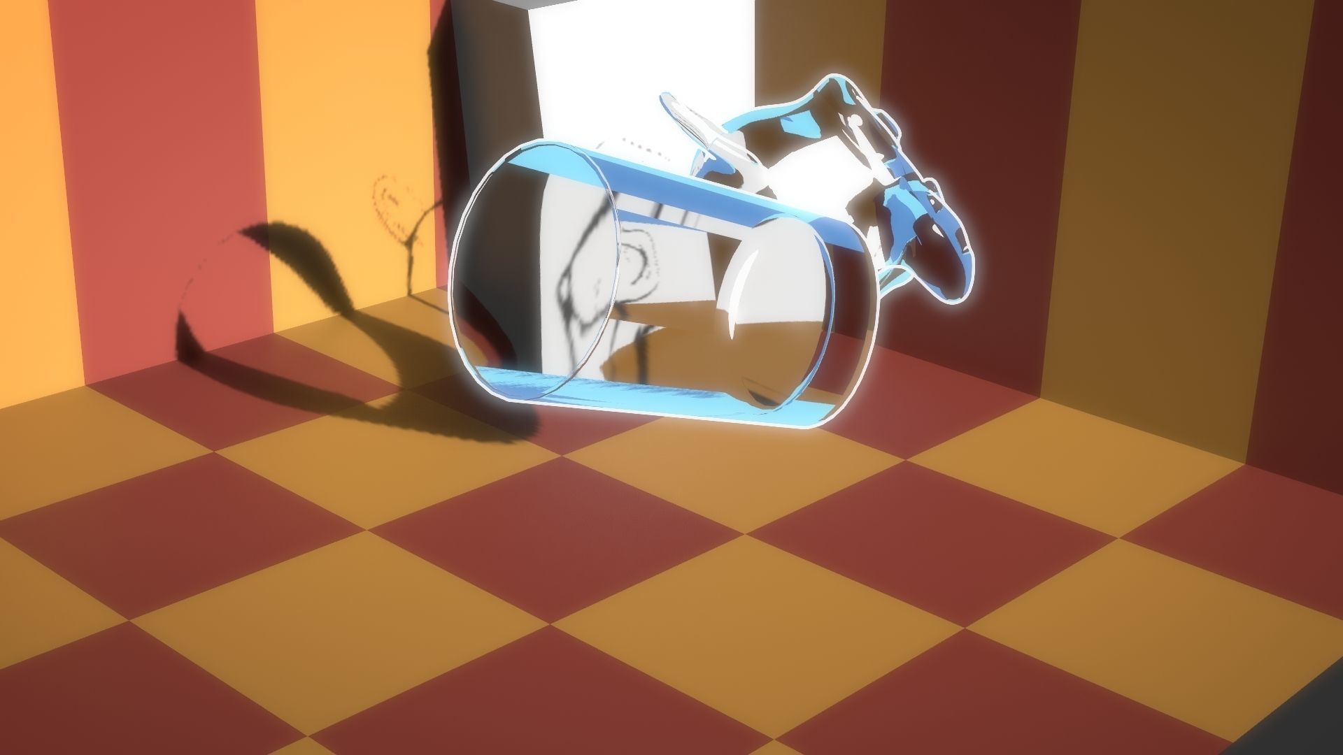 For Anime In Blender - Simple Glass Shader free 3D model animated ...