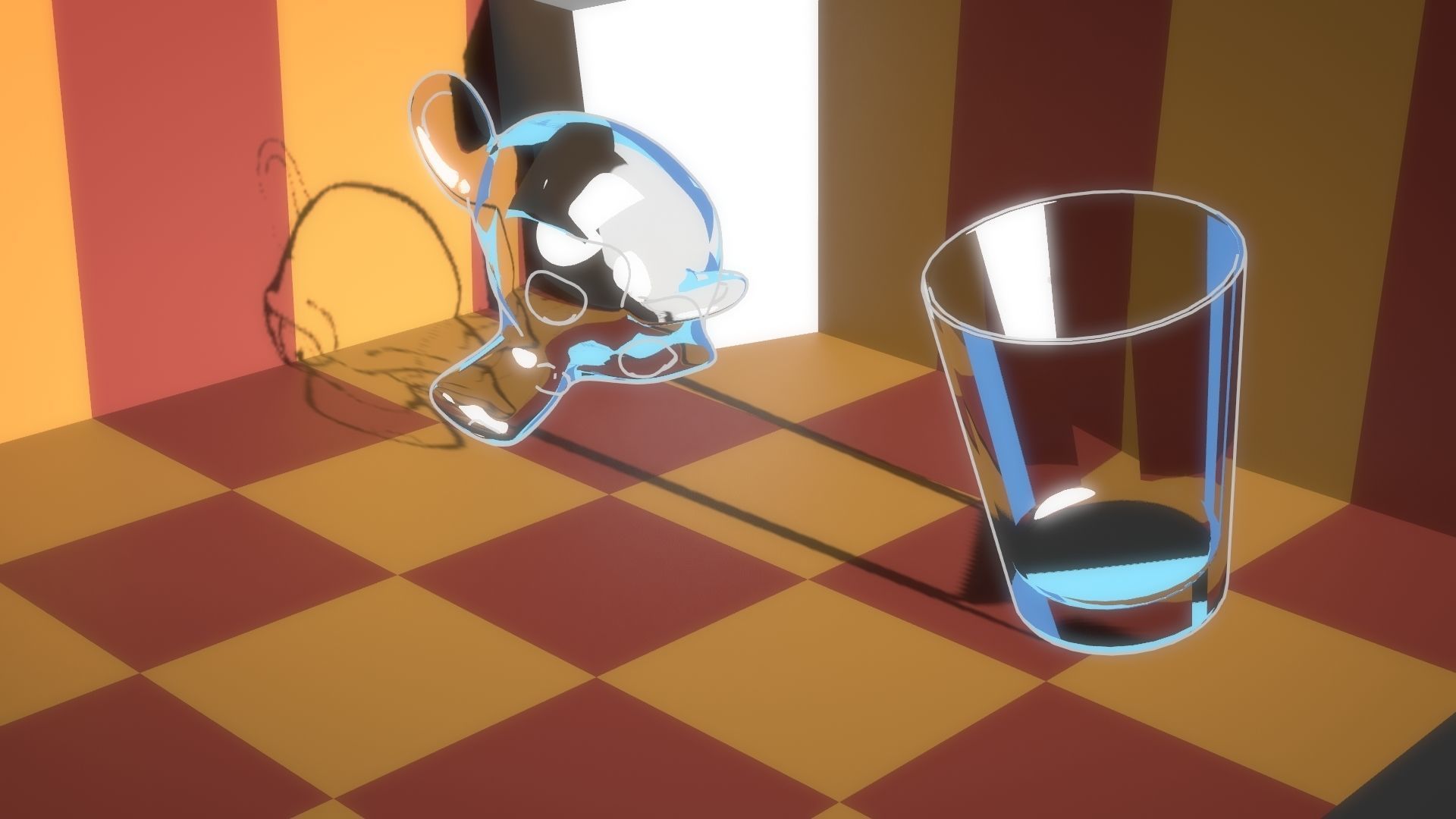 For Anime In Blender - Simple Glass Shader free 3D model animated ...