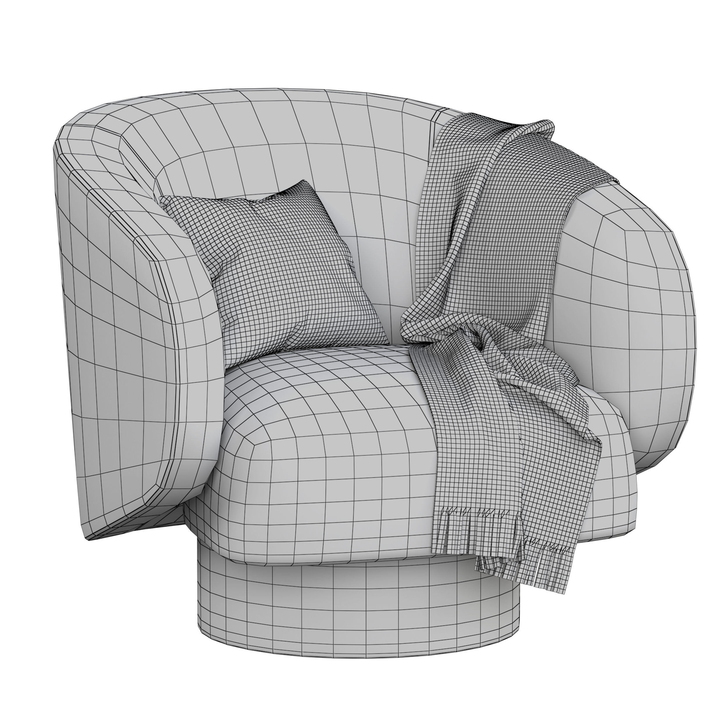 Rotunda Chair 3D model | CGTrader