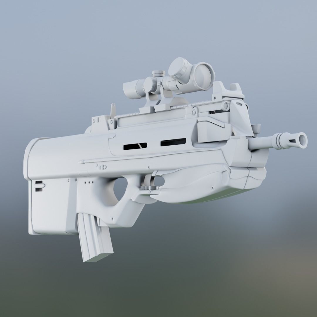 FN F2000 High Poly 3D model | CGTrader