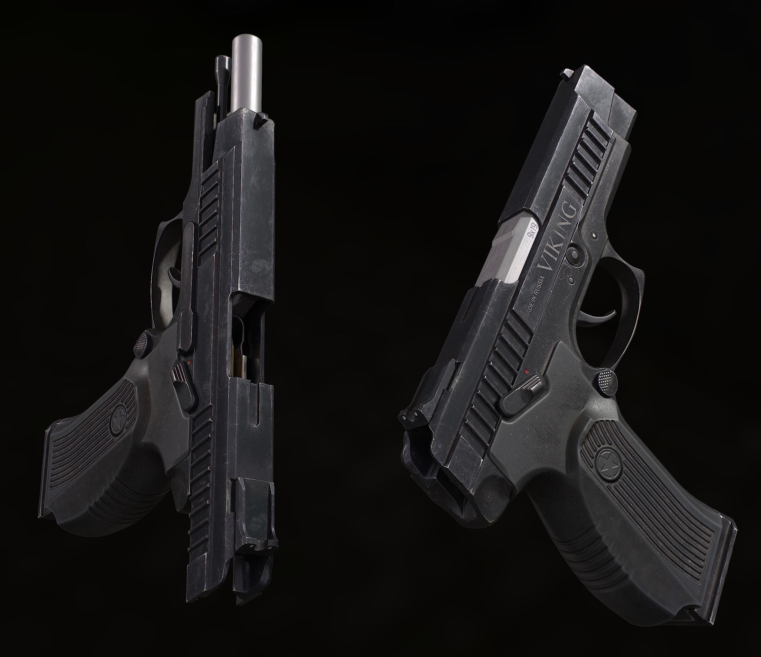 MP-445 Viking free VR / AR / low-poly 3D model | CGTrader