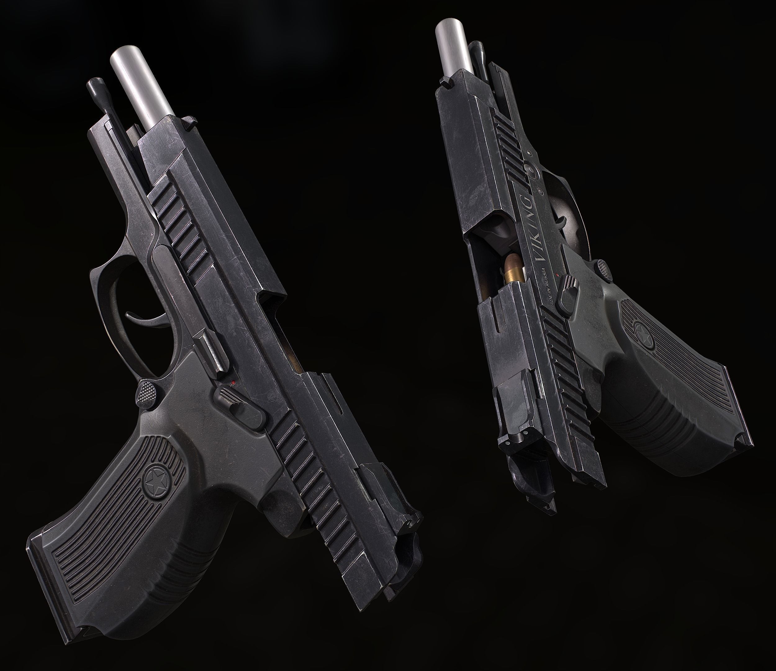 MP-445 Viking free VR / AR / low-poly 3D model | CGTrader