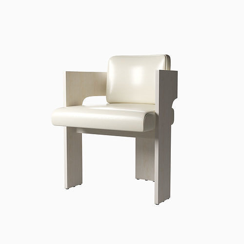 C Back Chair 3D model | CGTrader