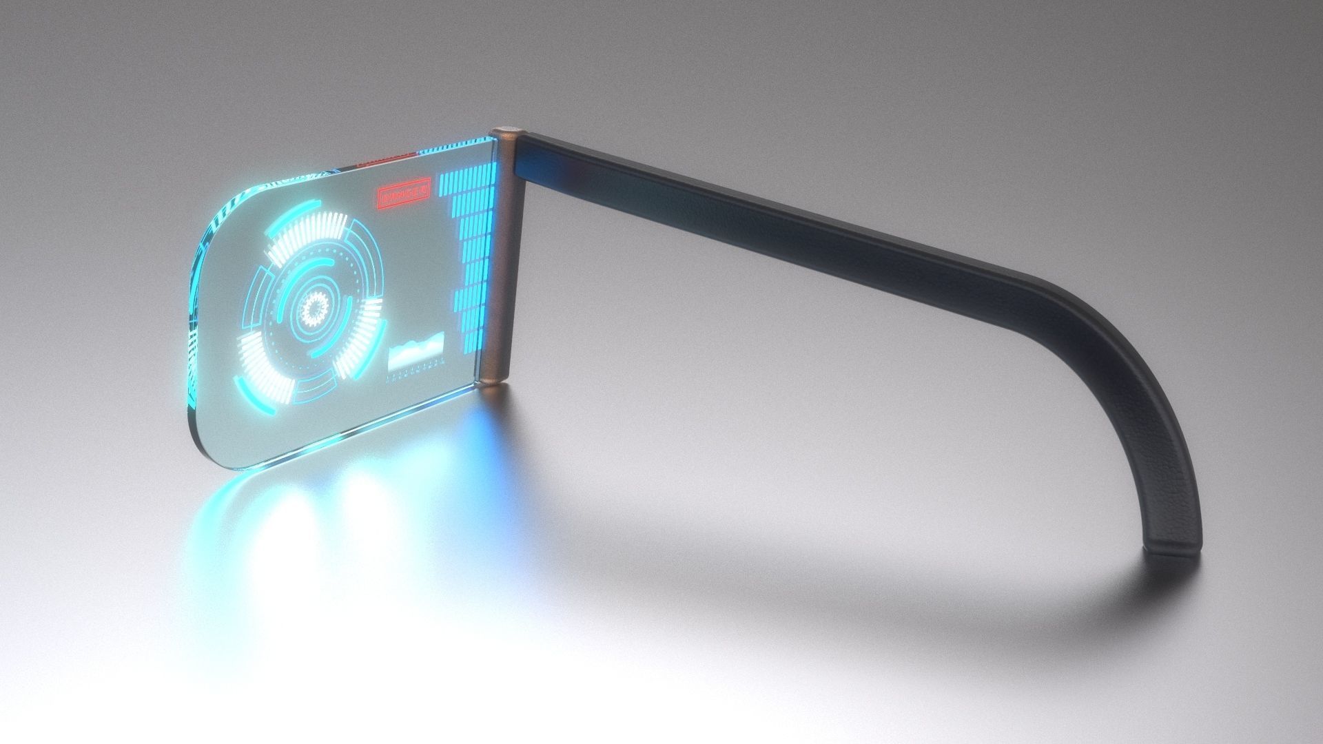 Sci-fi Monocle Glasses 3D model | CGTrader