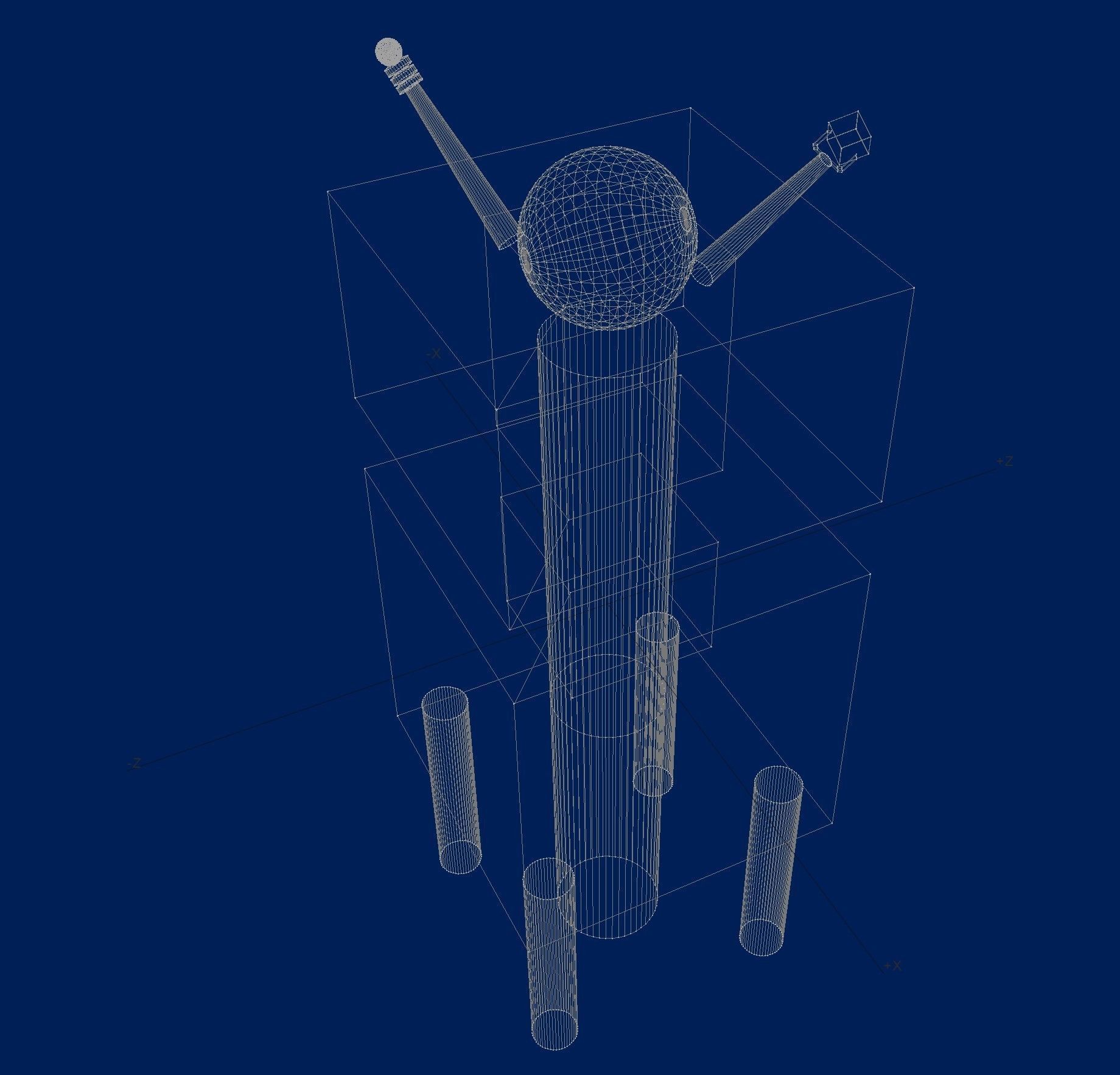 Kronos robot free 3D model | CGTrader