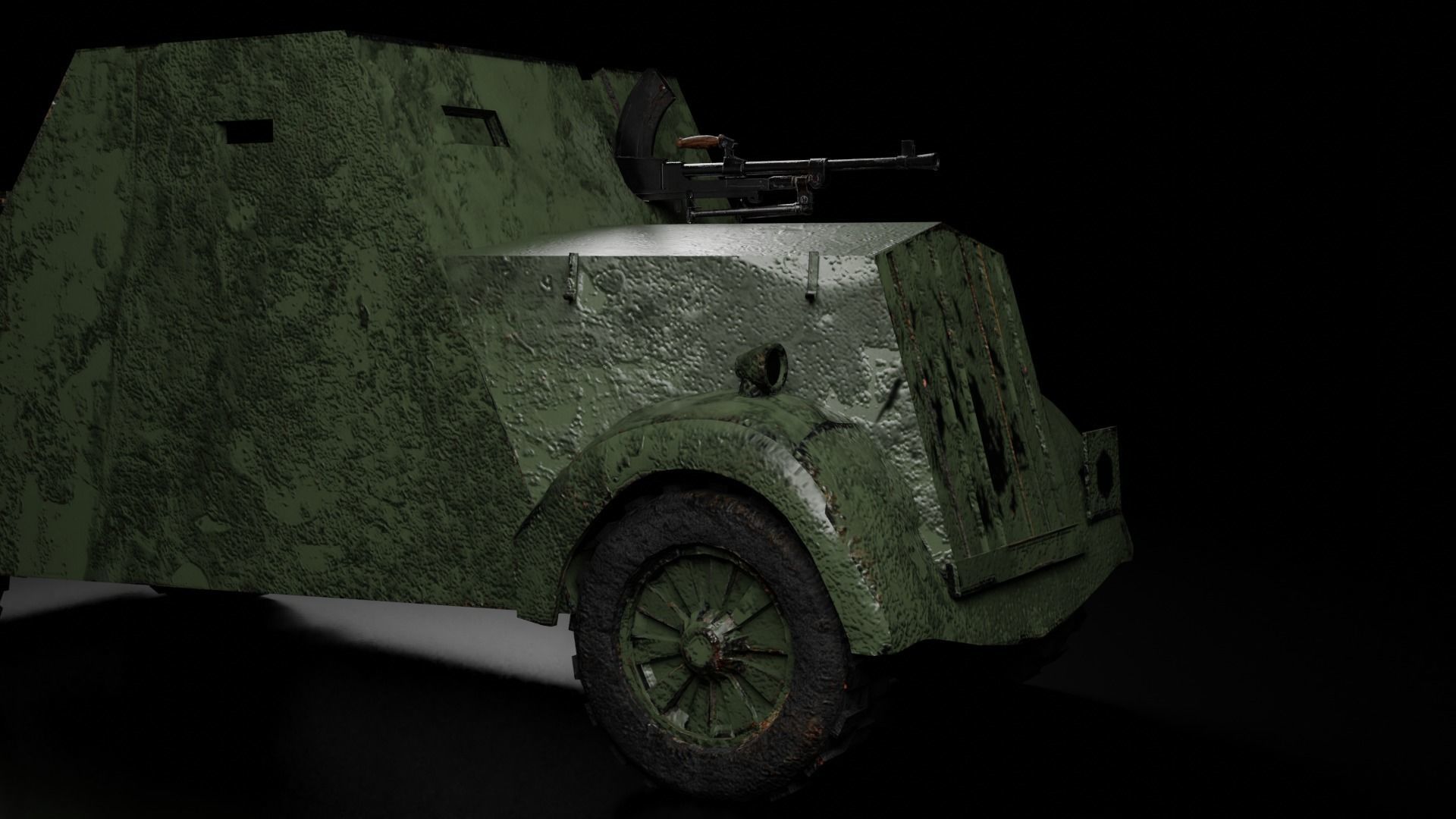 3D model Beaverette mk 2 Game PBR VR / AR / low-poly | CGTrader