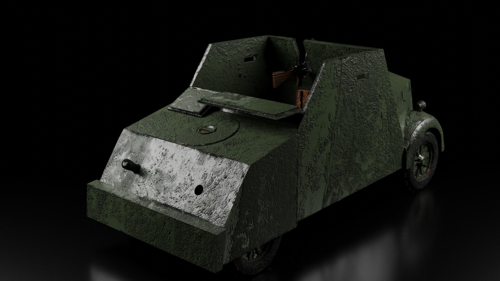 3D model Beaverette mk 2 Game PBR VR / AR / low-poly | CGTrader