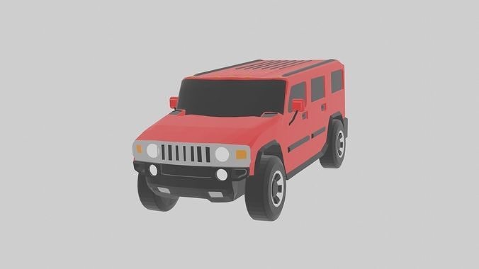 Hummer free 3D model | CGTrader