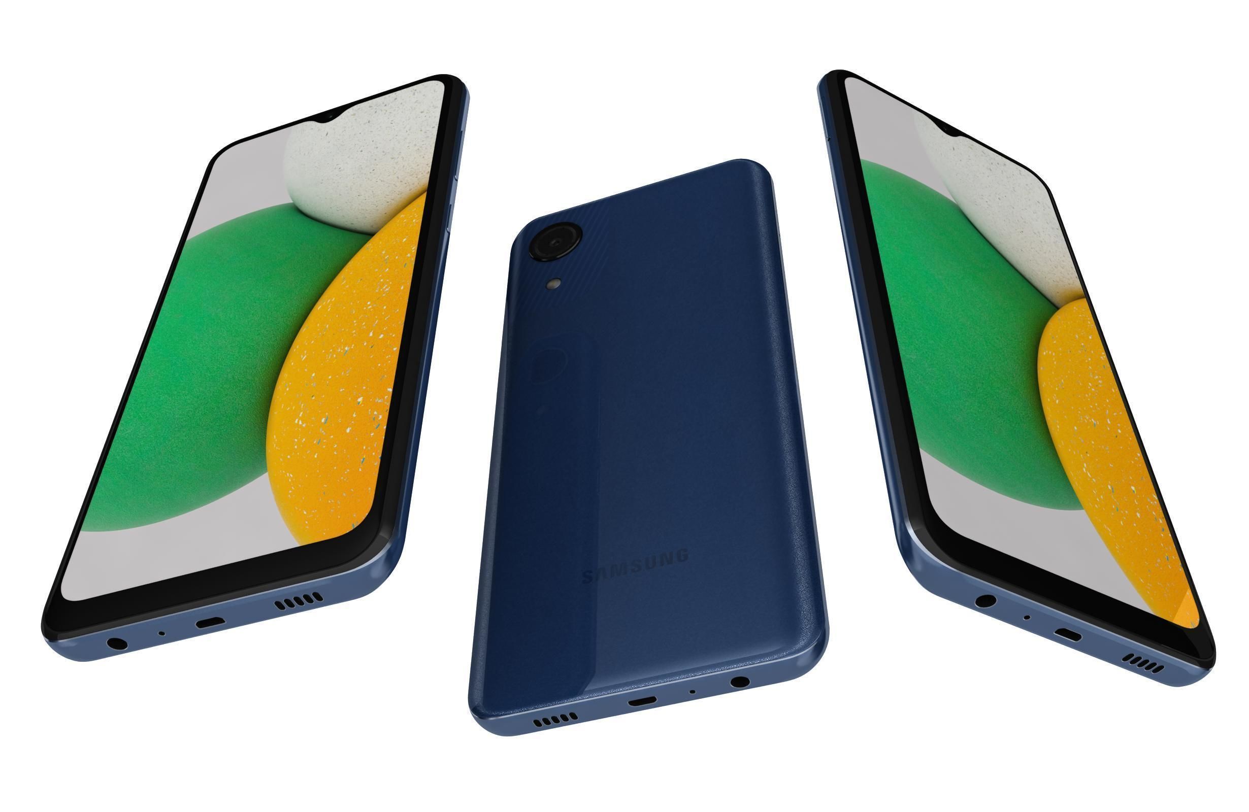 Samsung Galaxy A03 Core Blue 3D model | CGTrader