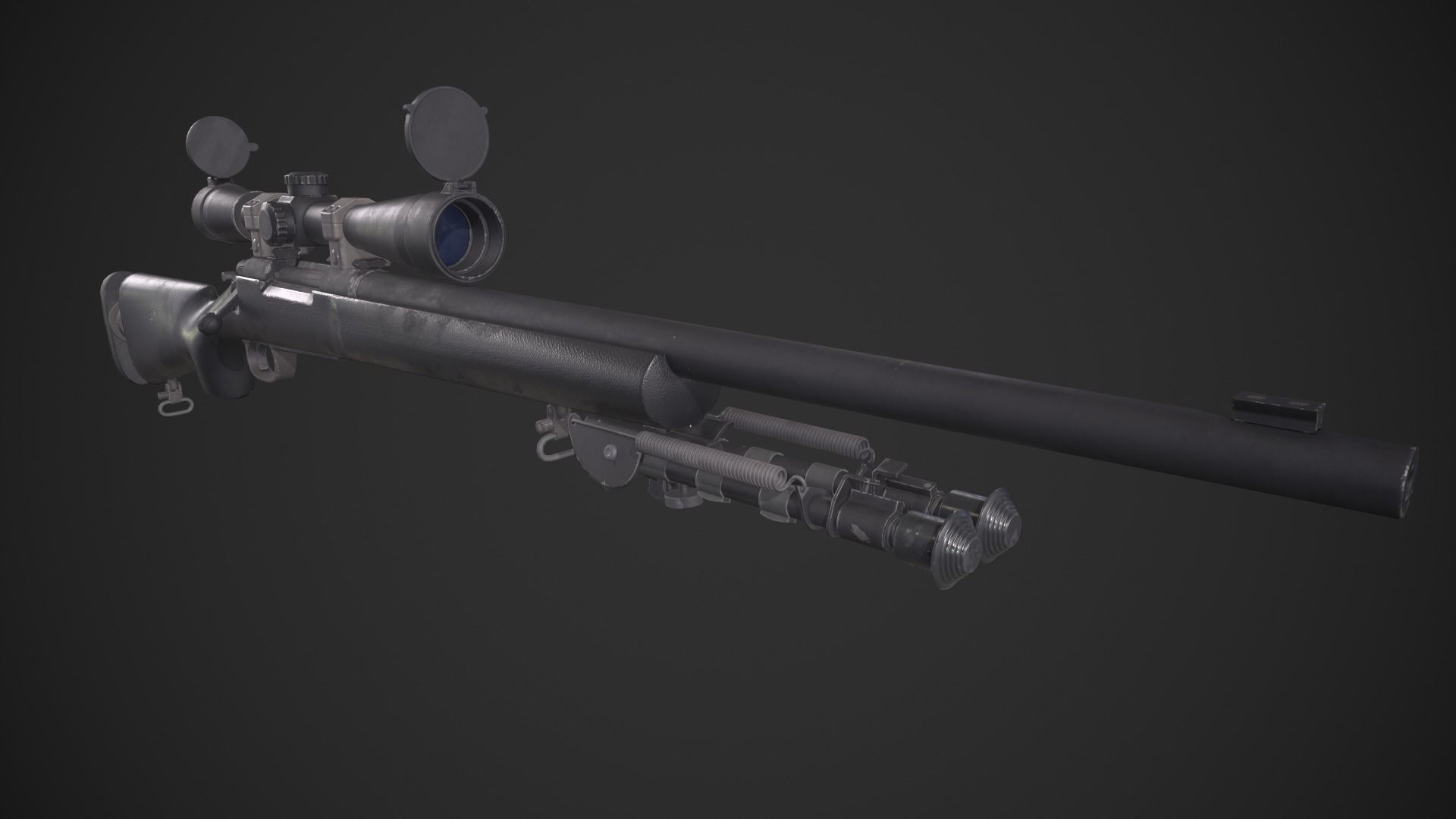 3D model M24 - SWS Sniper Rifle VR / AR / low-poly | CGTrader