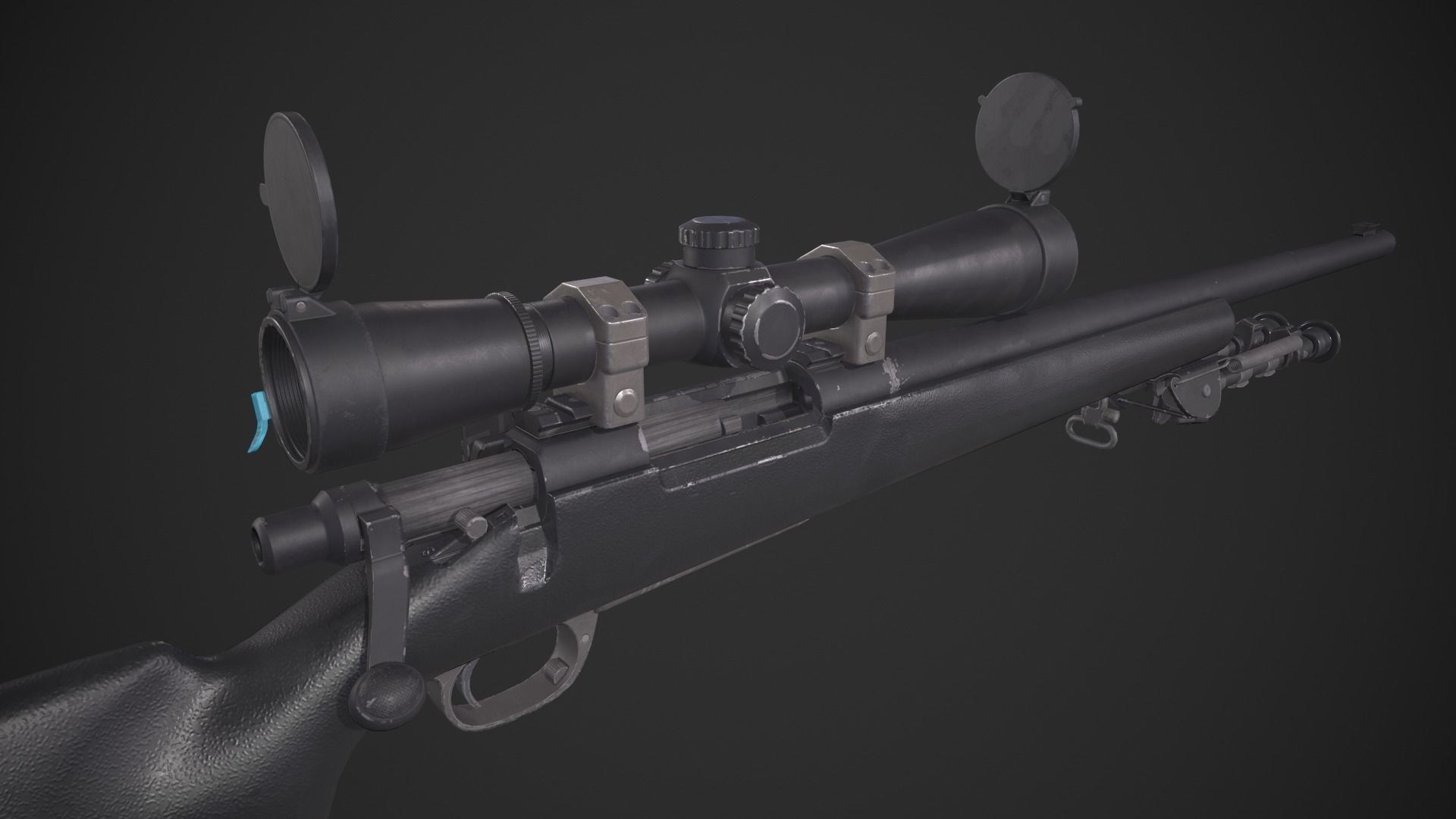 3D model M24 - SWS Sniper Rifle VR / AR / low-poly | CGTrader