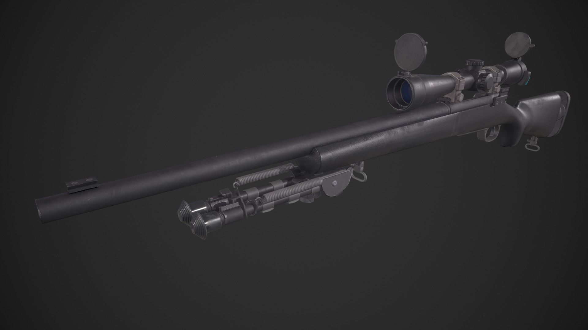 3D model M24 - SWS Sniper Rifle VR / AR / low-poly | CGTrader