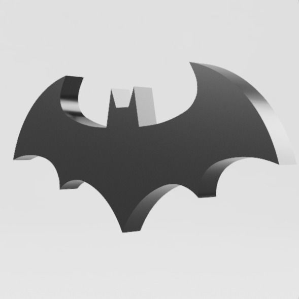 Batman logo 3D model | CGTrader