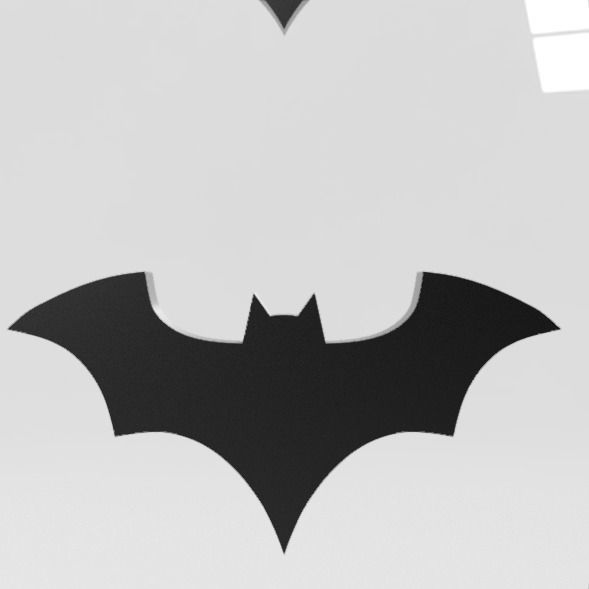Batman logo 3D model | CGTrader