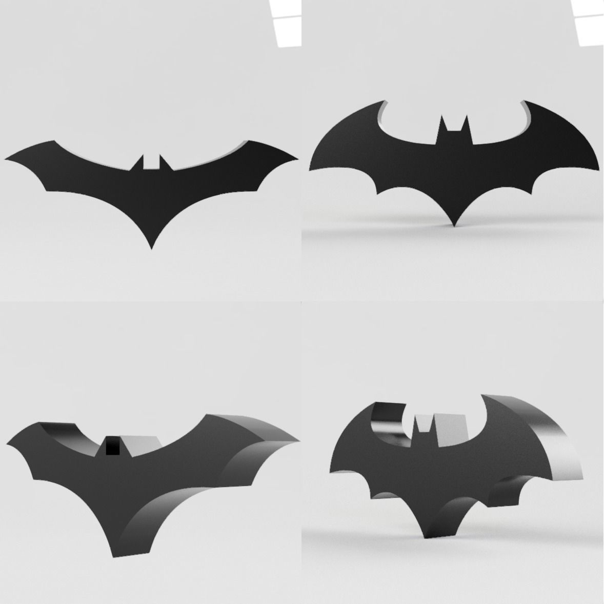 Batman logo 3D model | CGTrader