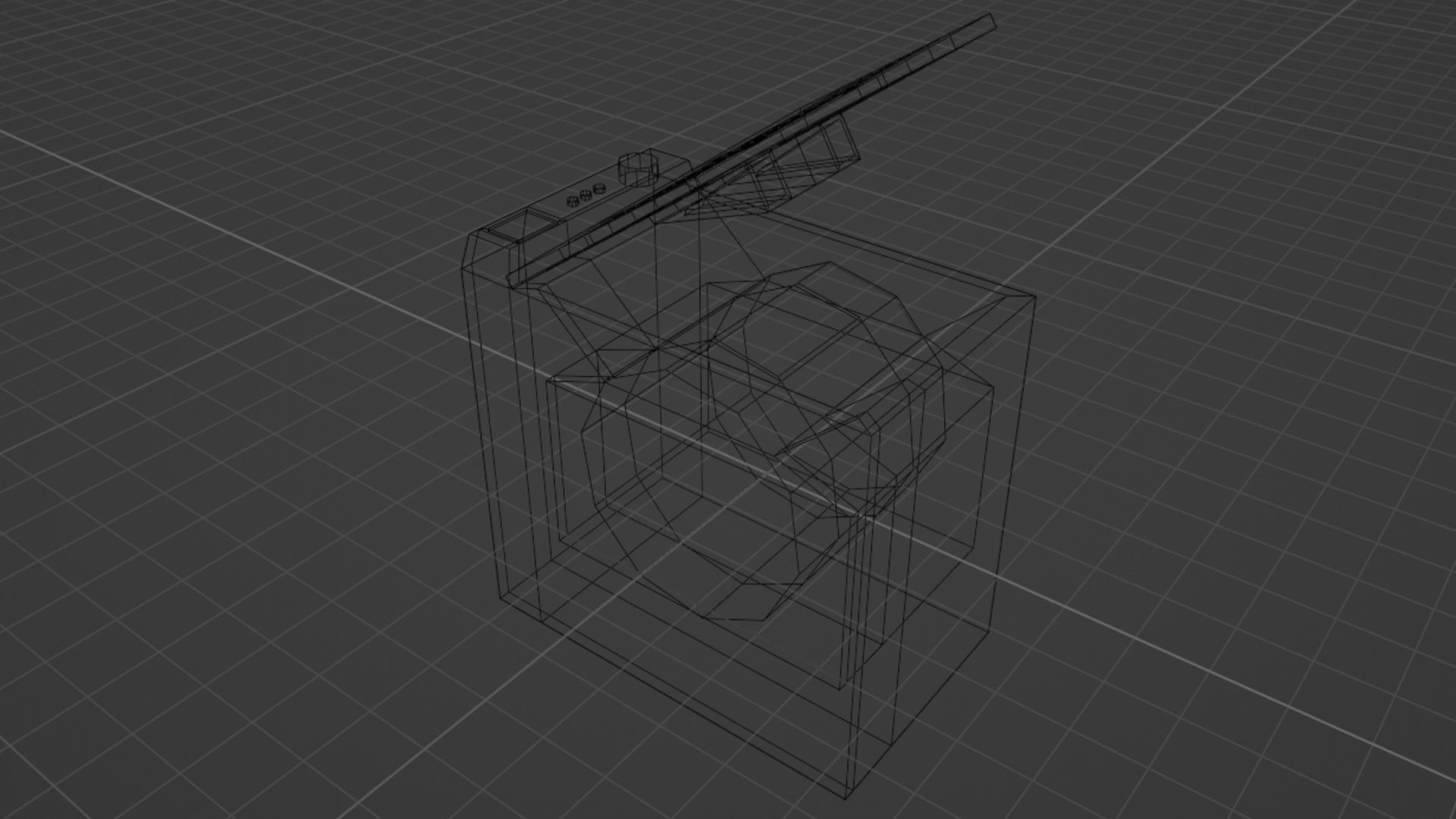 3D model Lowpoly Washing Machine VR / AR / low-poly | CGTrader