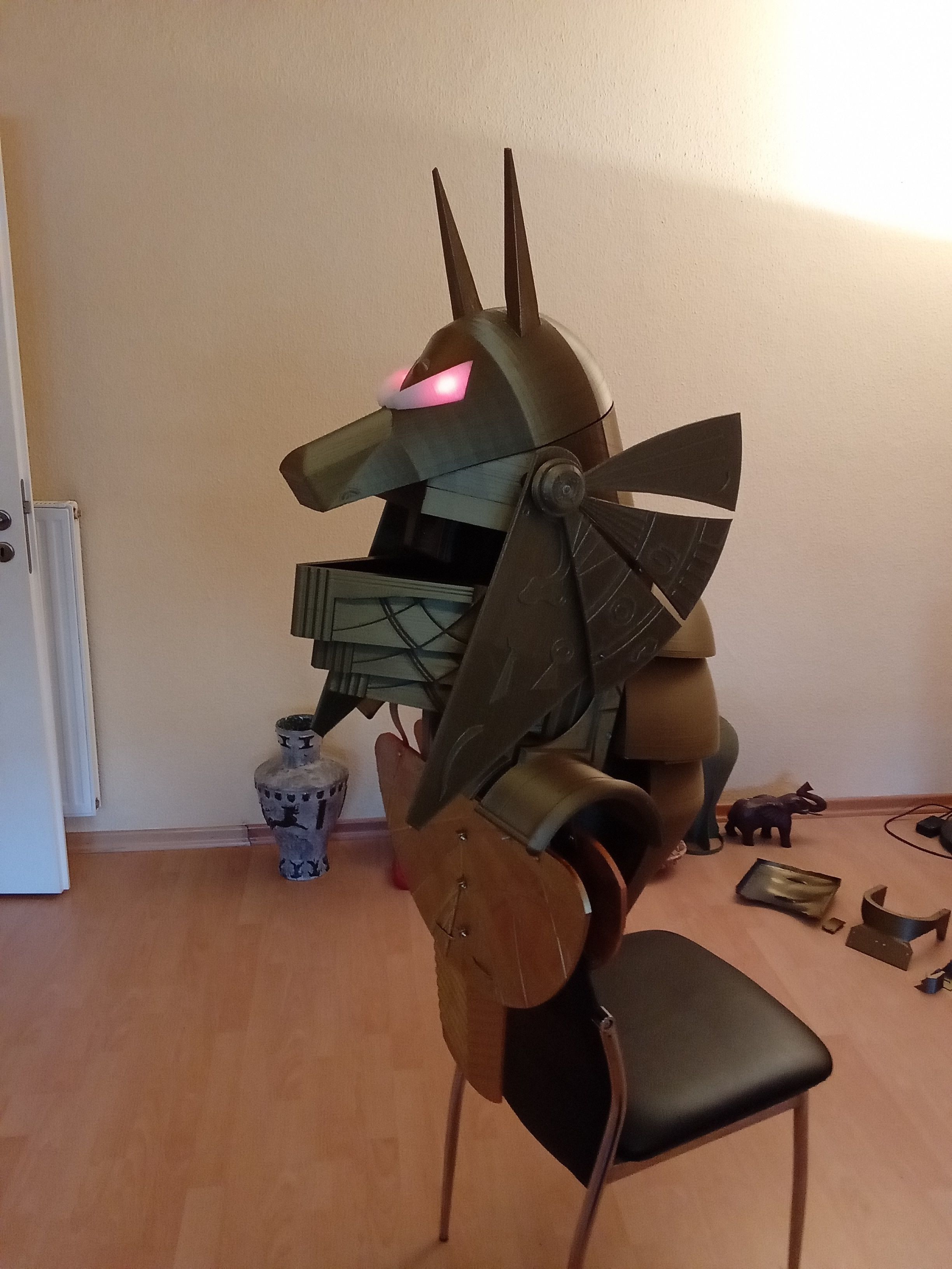 Stargate jaffa anubis helmet 3D model 3D printable | CGTrader