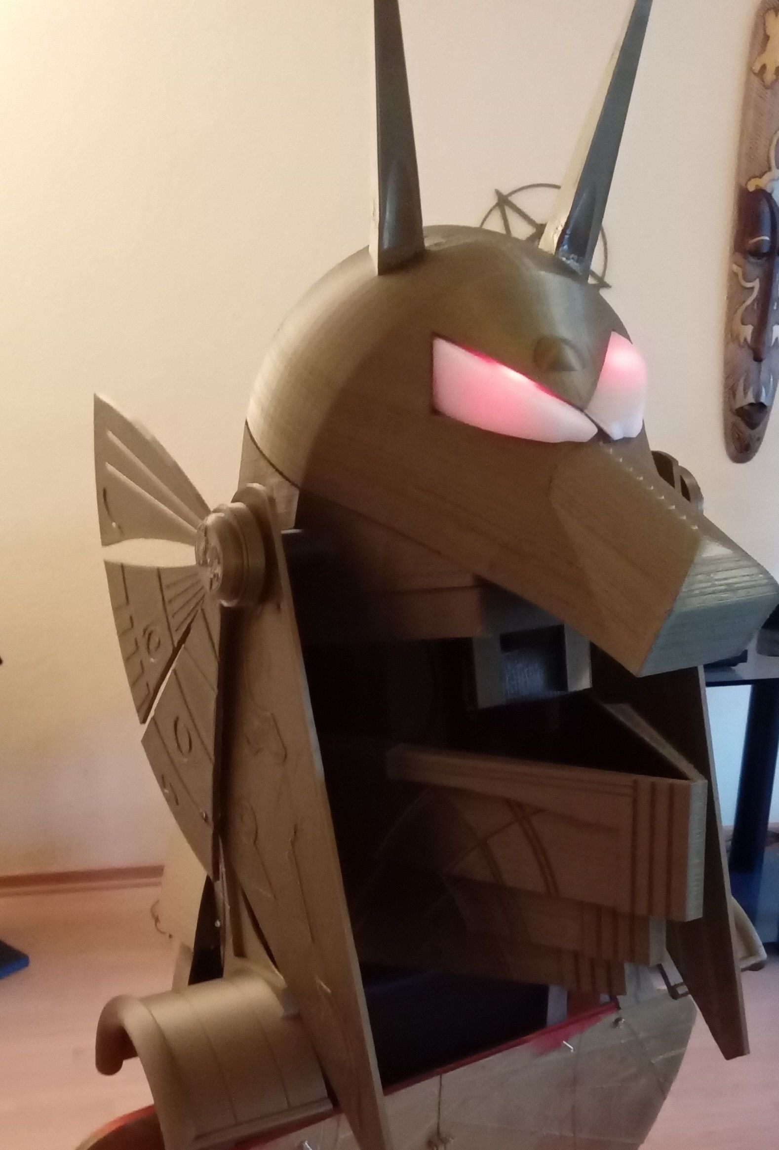 Stargate jaffa anubis helmet 3D model 3D printable | CGTrader