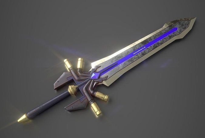 Gaming Sword 3D Model 3D model animated | CGTrader