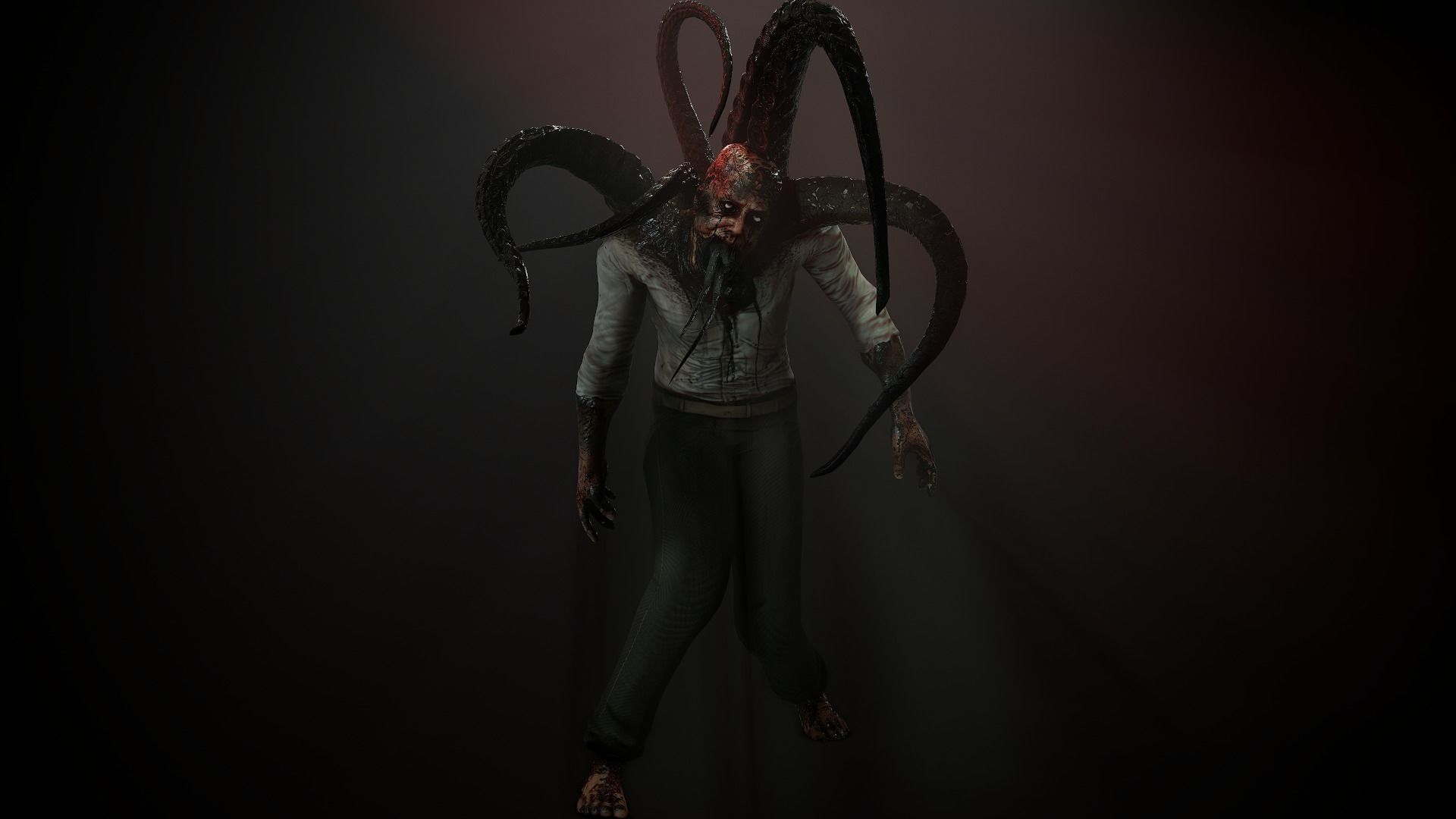 3D model Creepy Mutated Human VR / AR / low-poly | CGTrader