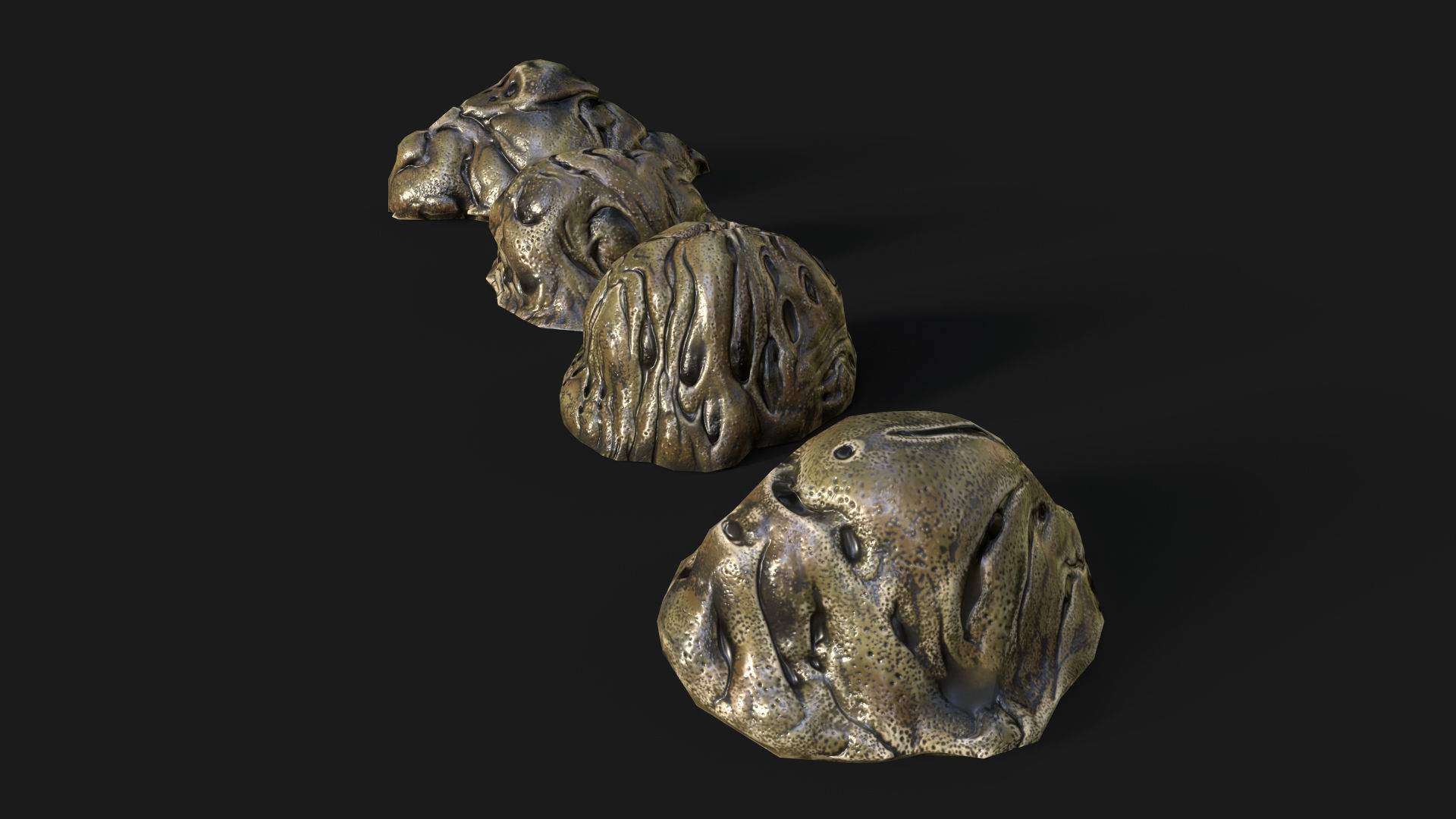 3D model Cocoons VR / AR / low-poly | CGTrader