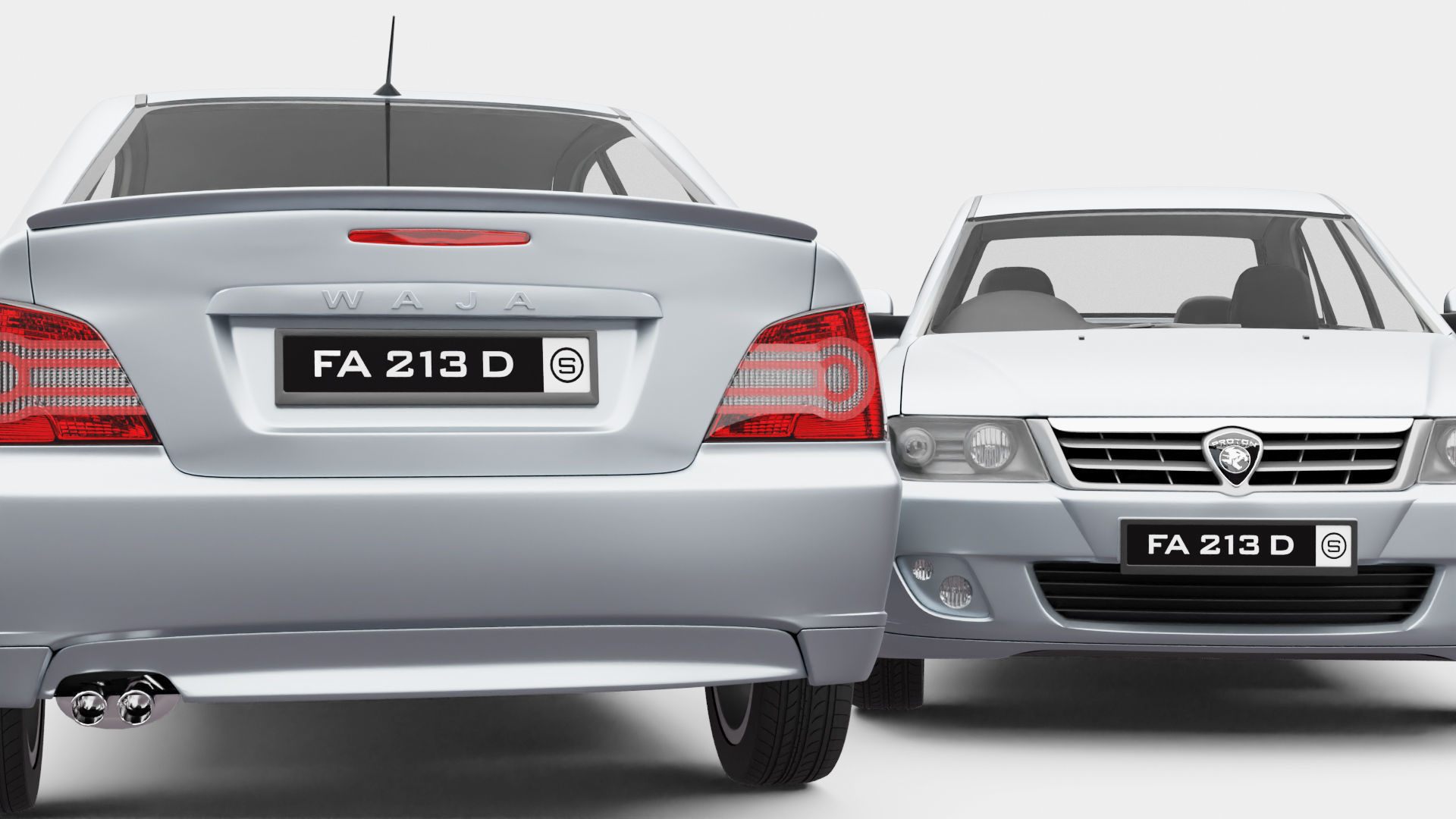 Proton Waja CPS 3D model | CGTrader
