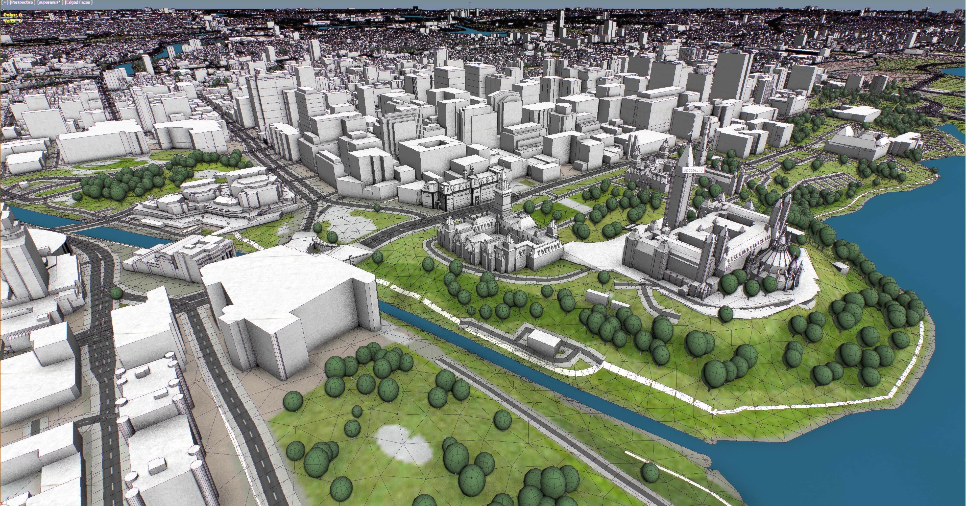 3D model Ottawa VR / AR / low-poly | CGTrader