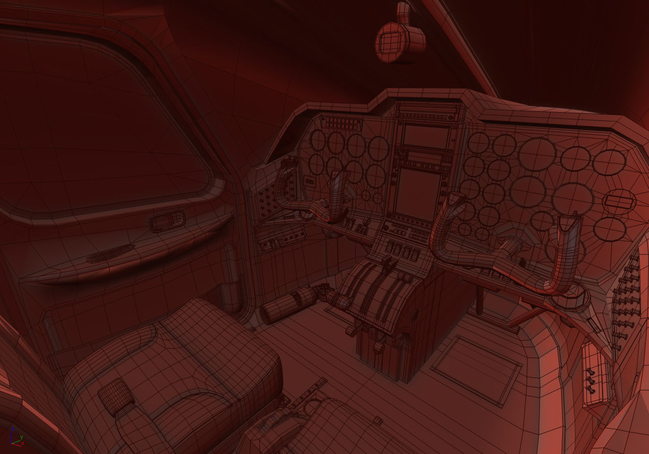 Aircraft Electric NASA Maxwell X-57 Mod II with Interior 3D model ...