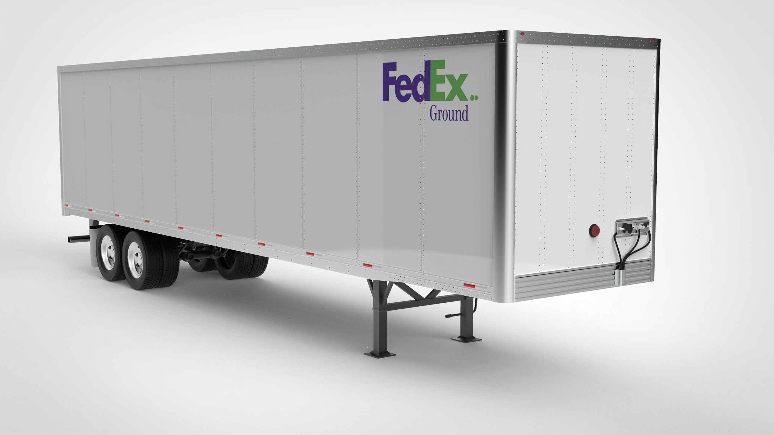 Utility 4000d X Semi Trailer 3d Model Cgtrader