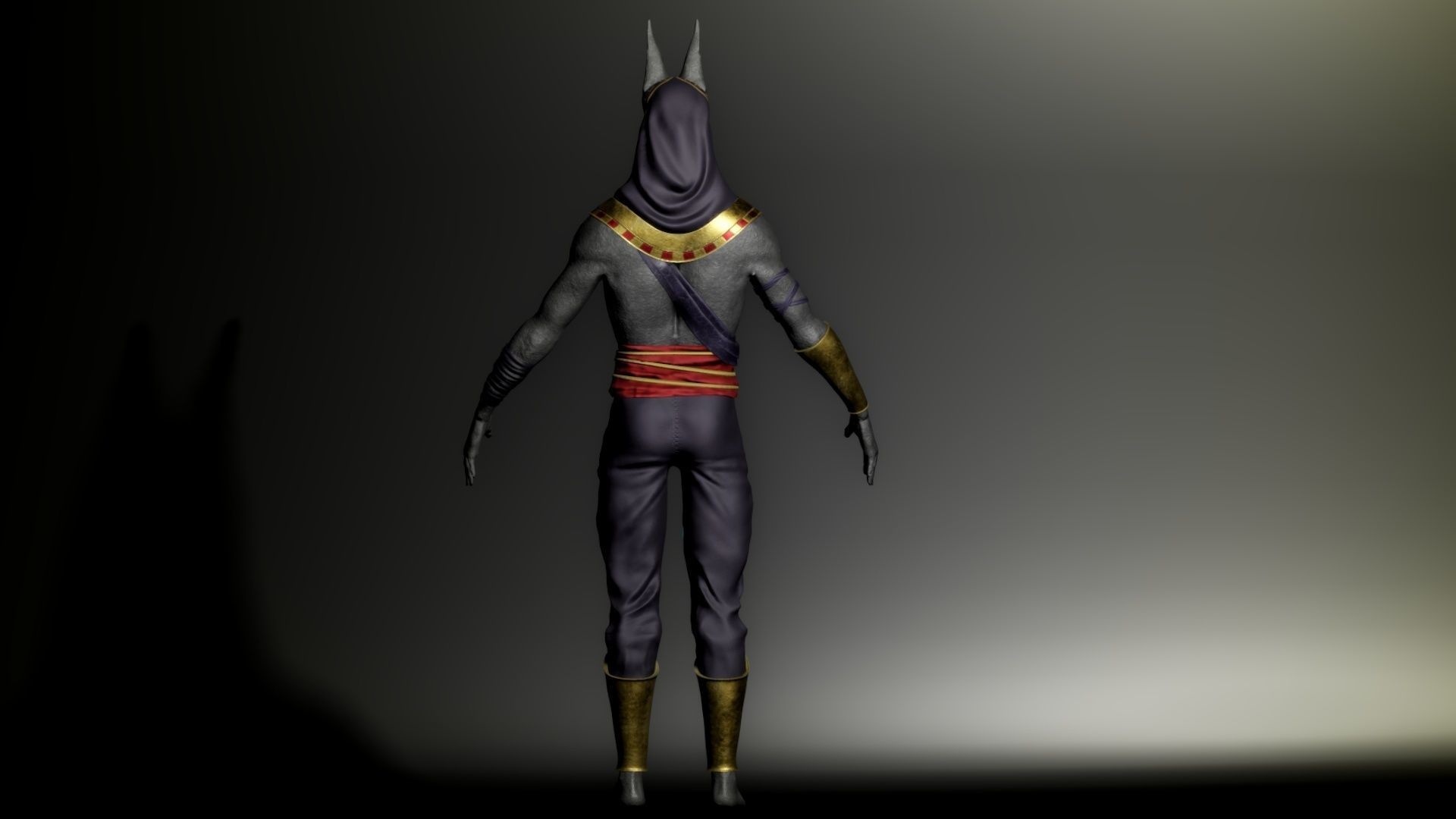 3D model Anubis VR / AR / low-poly | CGTrader