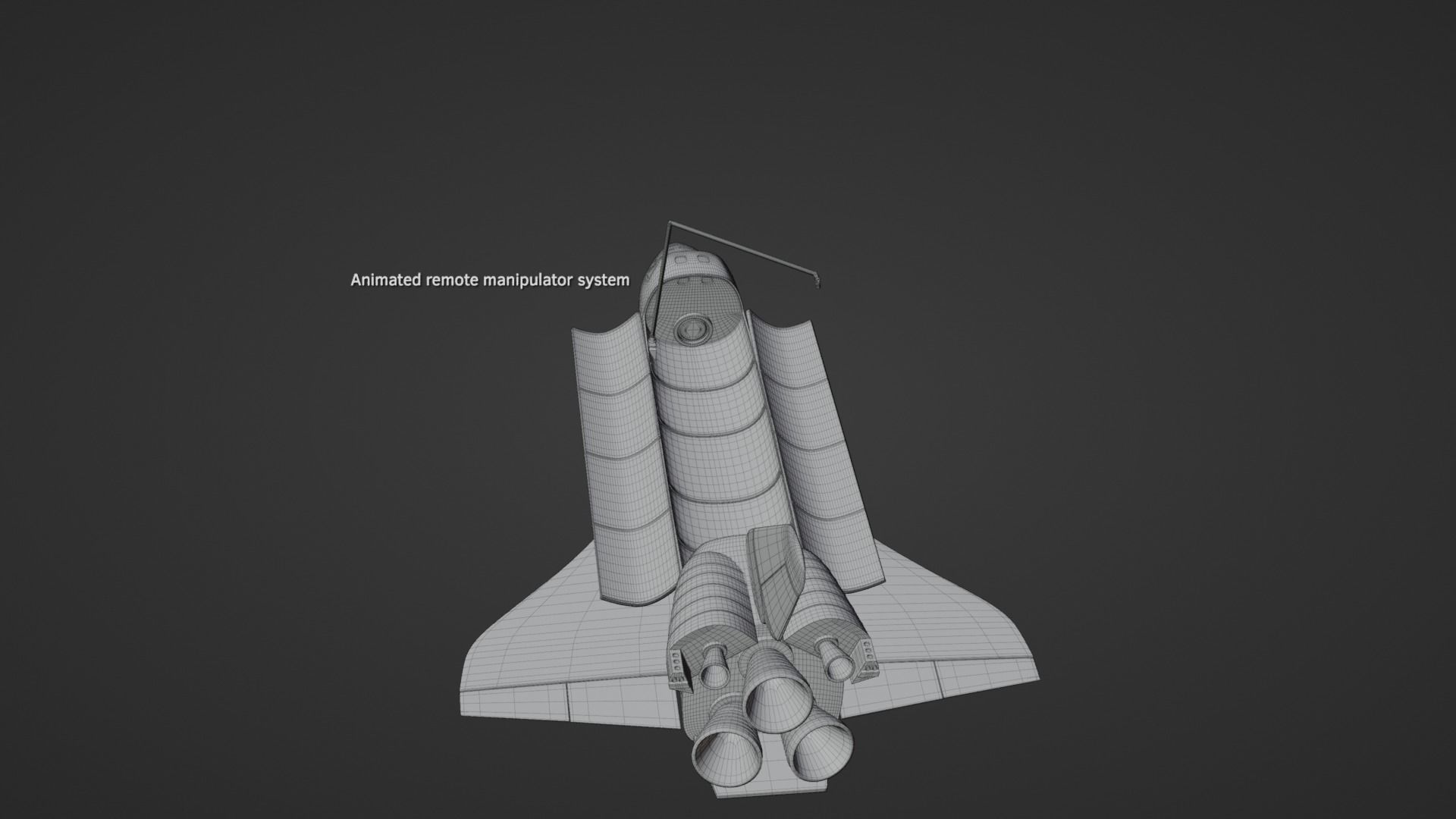 Space Shuttle 3D model animated rigged | CGTrader