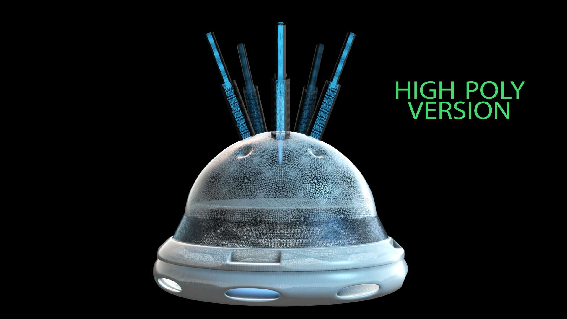 Future Subwoofer 3D model | CGTrader