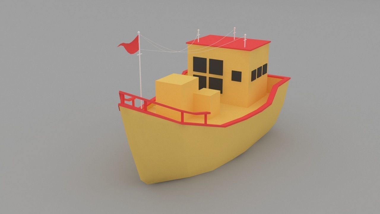 3D model 3d low polygon plane ship VR / AR / low-poly | CGTrader